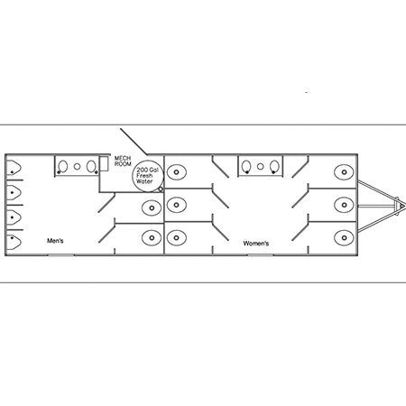Bathroom Trailer Rentals | Mobile Thrones
